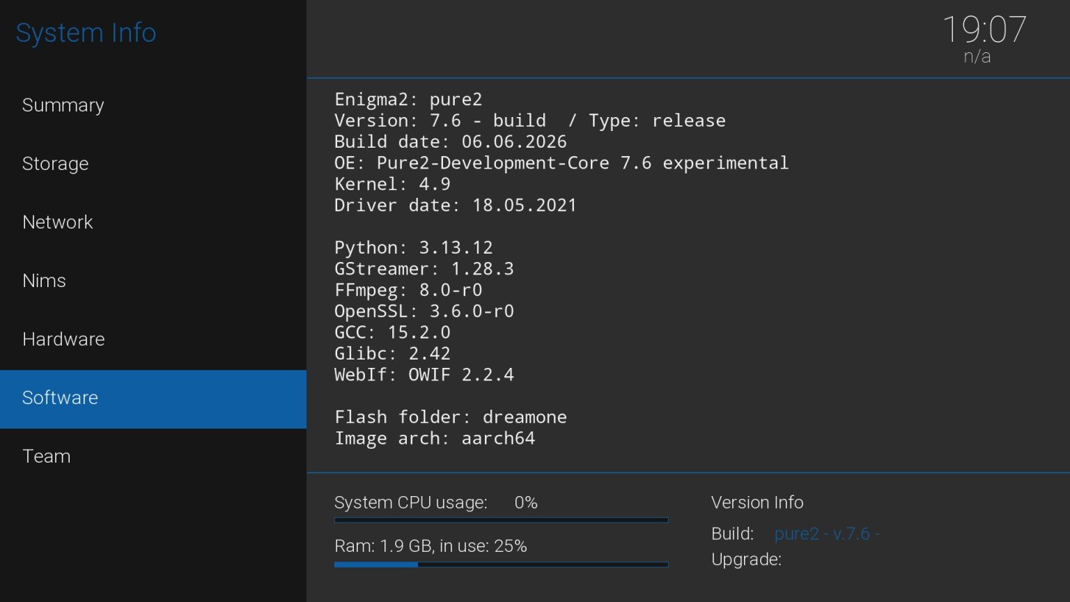 [image] PurE2 7.6 für DREAMBOX – Dreambox4K